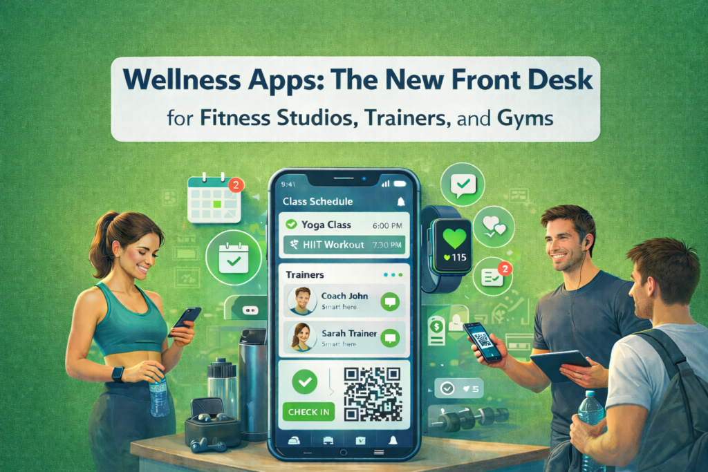 Wellness Apps: The New Digital Front Desk for Gyms & Fitness Studios
