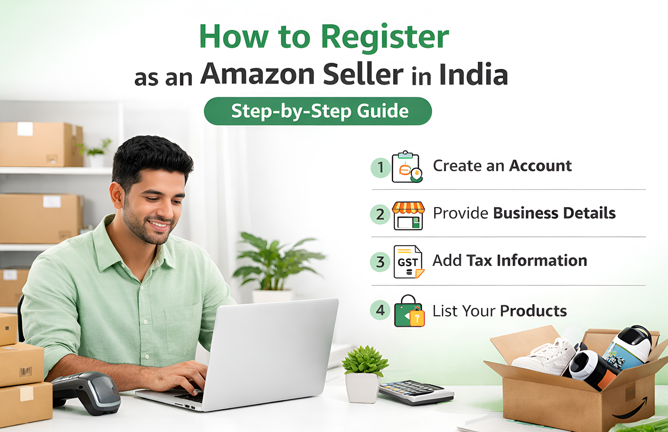 Amazon Seller Registration in India: Step-by-Step Guide in 2026